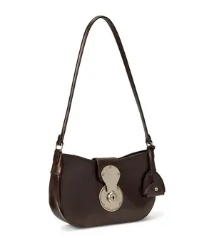 Ralph Lauren Small Calfskin Ricky Shoulder Bag - Brown