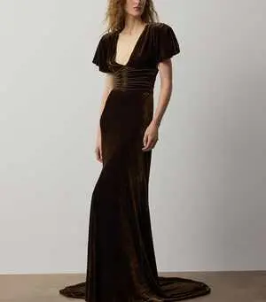 Ralph Lauren Velvet Charisse Gown