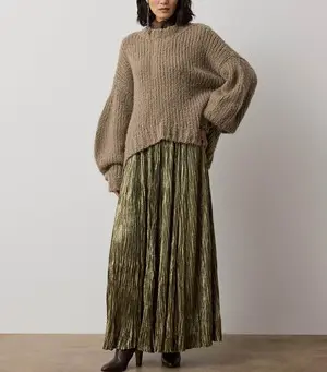 Ralph Lauren Pleated Maxi Skirt
