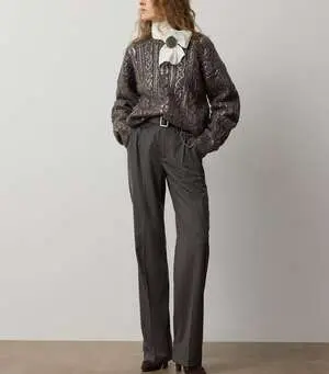 Ralph Lauren Wool-blend Straight Trousers