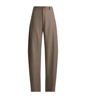 Ralph Lauren Tweed Leandre Trousers - Brown