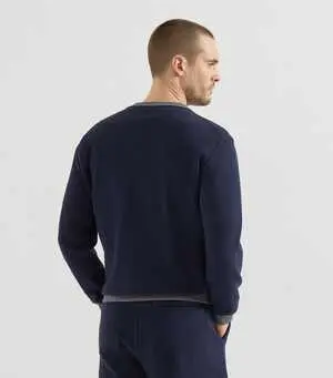 Brunello Cucinelli Cotton Embroidered Sweatshirt