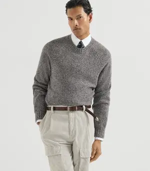 Brunello Cucinelli Virgin Wool-silk-cashmere Sweater