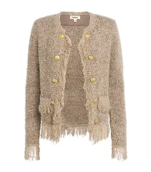 L'Agence Tweed Mireille Jacket - Brown