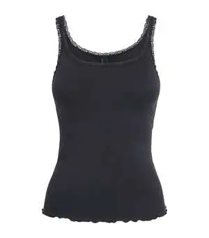 SKIMS Pointelle Cami Pyjama Top - Black