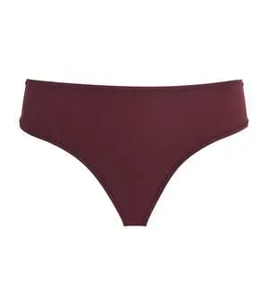 SKIMS Fits Everybody Thong - Burgundy
