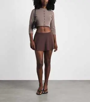SKIMS Refined Knit Crop Cardigan