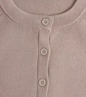 SKIMS Refined Knit Crop Cardigan