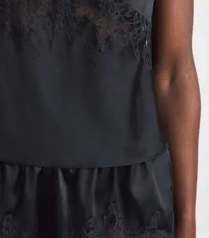 SKIMS Silk-lace Cami Top