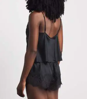 SKIMS Silk-lace Cami Top