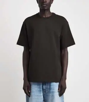 NN.07 Relaxed Logo Nat T-shirt