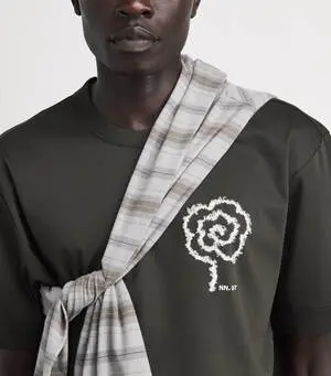 NN.07 Organic Cotton Embroidered Pedro T-shirt