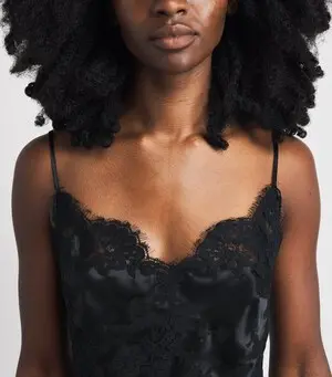 MARJOLAINE Silk Floral Tess Camisole