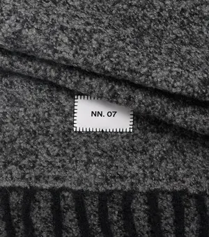 NN.07 Alpaca-wool-blend Fringed Scarf