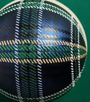 Harrods Tartan Bauble - Green