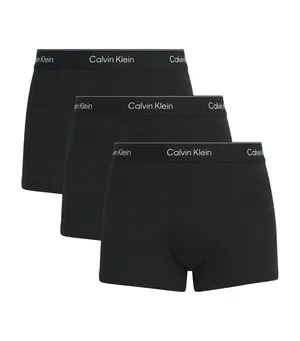 Calvin Klein Cotton Stretch Icon Trunks - Black