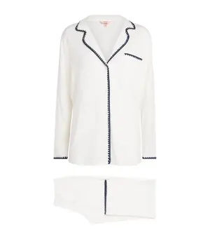 Eberjey Frida Long Pyjama Set - Ivory