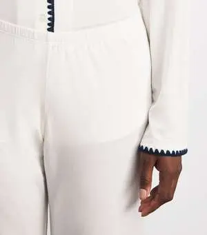 Eberjey Frida Long Pyjama Set - Ivory