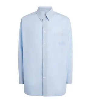 MAISON MARGIELA Cotton Shirt - Blue