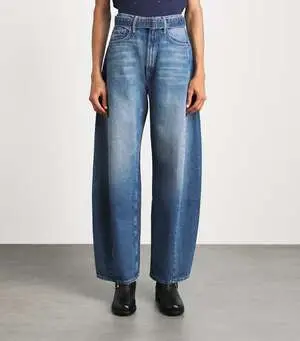 MOTHER Belted The Spoonful Nerdy High-rise Barrel Jeans