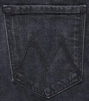 MOTHER The Rambler Zip Sneak High-rise Straight Jeans