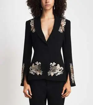Cinq À Sept Beaded Border Isby Blazer