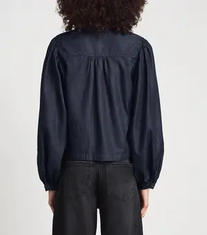 FRAME Denim The Off Duty Popover Blouse