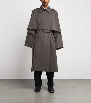 Issey Miyake Overlap Trench Coat