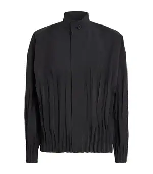 Issey Miyake Gathered Waft Jacket - Black