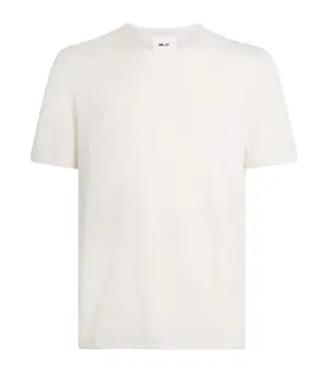 NN.07 Organic Cotton-cashmere Bari T-shirt - Ivory