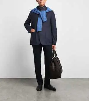 FIORONI CASHMERE Virgin Wool Unstructured Blazer