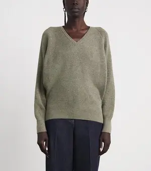Agnona Cashmere V-neck Sweater