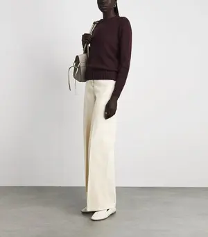 Agnona Cotton-cashmere Straight Jeans
