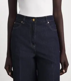 Agnona Cotton-cashmere Straight Jeans