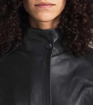Almada Label Leather Mija Bomber Jacket
