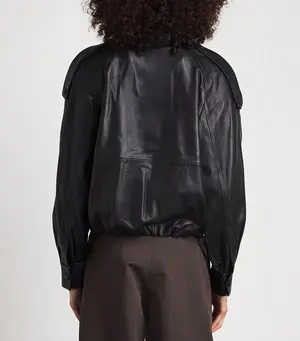 Almada Label Leather Mija Bomber Jacket