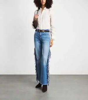 MOTHER Fringe Desperado Sneak High-rise Bootcut Jeans