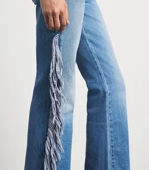 MOTHER Fringe Desperado Sneak High-rise Bootcut Jeans