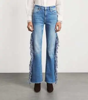 MOTHER Fringe Desperado Sneak High-rise Bootcut Jeans