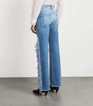 MOTHER Fringe Desperado Sneak High-rise Bootcut Jeans