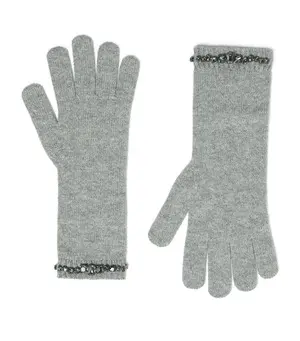 Fabiana Filippi Virgin Wool-silk-cashmere Gloves