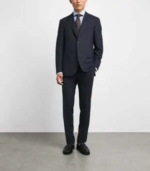 BARBA NAPOLI Cotton Stripe Slim Shirt