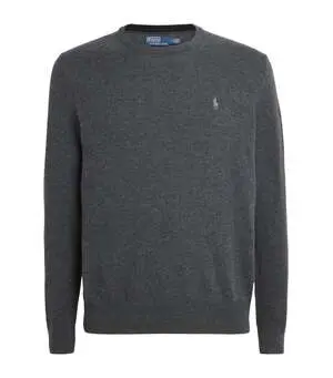 Polo Ralph Lauren Wool Polo Pony Sweater - Black