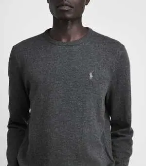 Polo Ralph Lauren Wool Polo Pony Sweater - Black