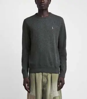 Polo Ralph Lauren Wool Polo Pony Sweater - Black