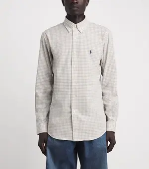 Polo Ralph Lauren Stretch-cotton Custom-fit Check Shirt