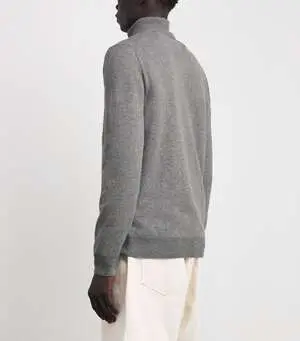 Polo Ralph Lauren Wool Polo Pony Quarter-zip Sweater