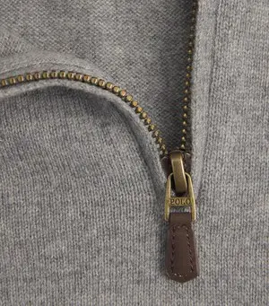 Polo Ralph Lauren Wool Polo Pony Quarter-zip Sweater