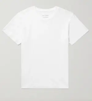 NILI LOTAN Bradley Cotton-jersey T-shirt - White