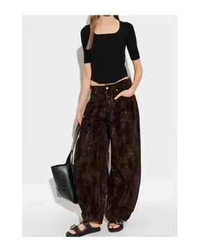 ALLSAINTS Square Neck Rib Knit Top